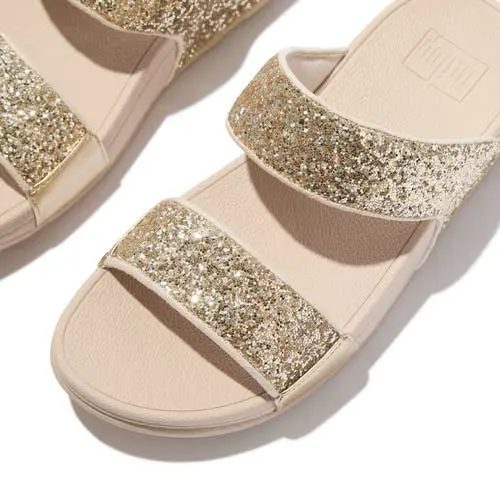 Fitflop Lulu Multi Glitter Slide Sandal