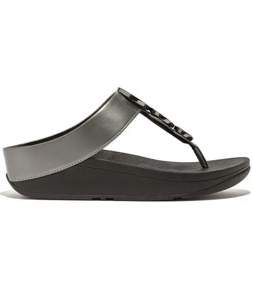 Fitflop Halo Bead Circle Metallic Sandals
