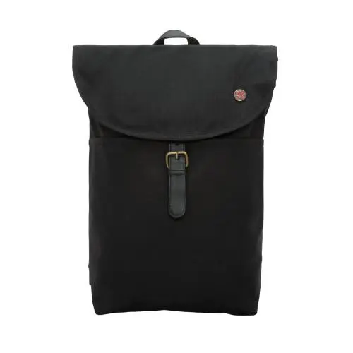TOKEN Waxed Nylon Bergen Backpack - Black