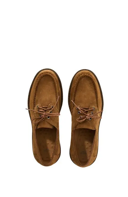 VELEZ Suede Leather Lace-up Shoes
