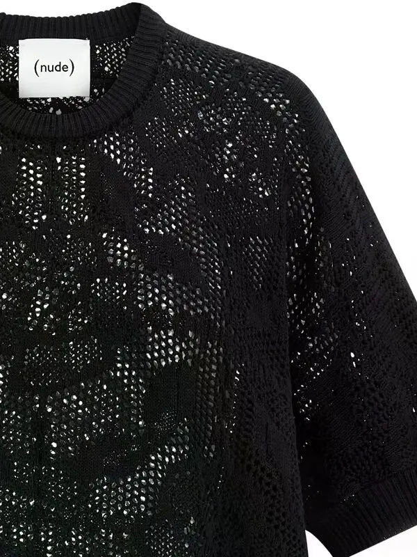NUDE Openwork Cotton Sweater