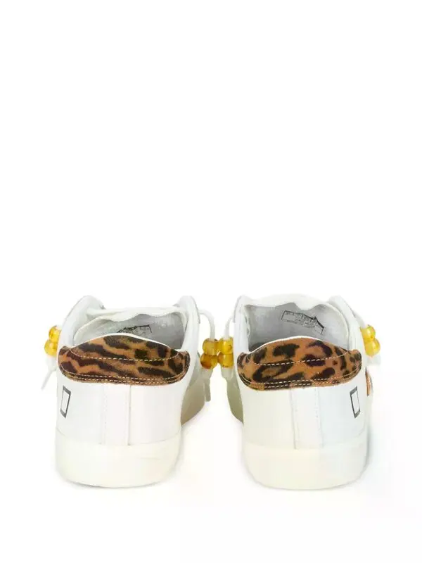D.a.t.e. Leopard Panel Sneakers