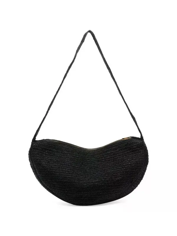IBELIV Raffia Shoulder Bag - Black