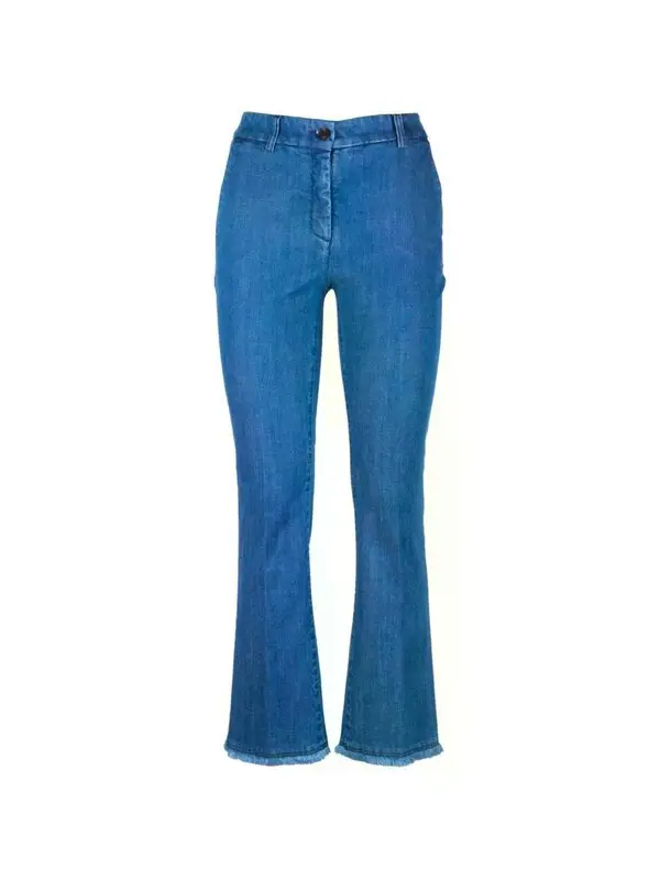 VIA MASINI 80 Frayed Hem Trousers