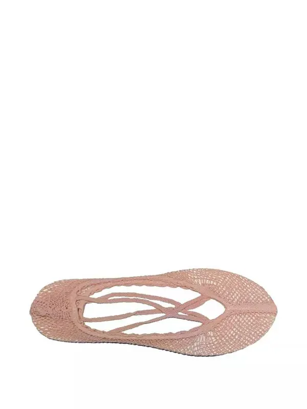ANTIPAST Fishnet Ankle Socks - Pink