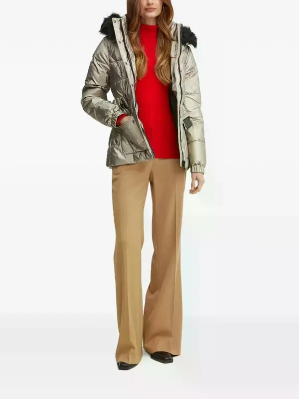 MORGAN Hooded Belted Jacket