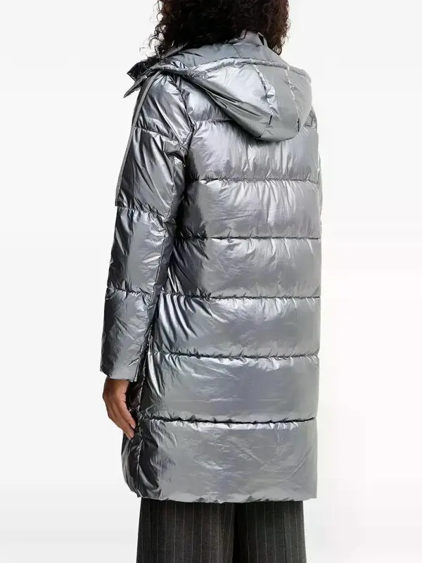 MORGAN Quilted Hooded Coat