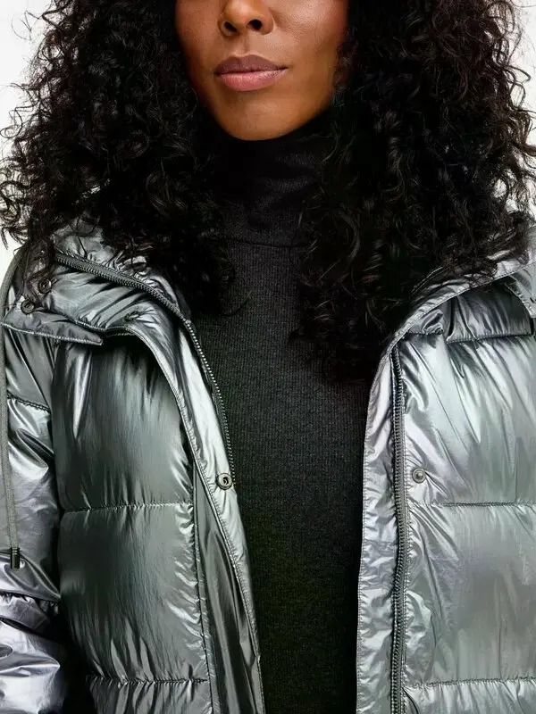 MORGAN Quilted Hooded Coat