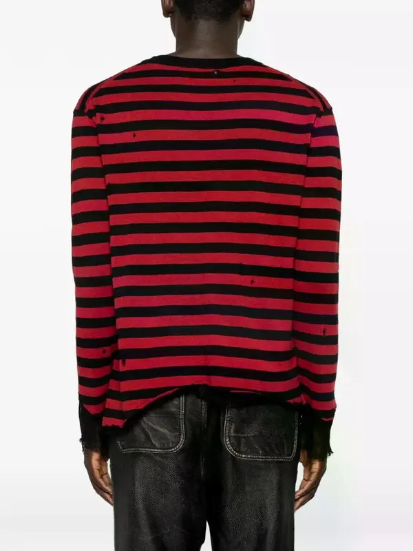 KAMIYA Striped Sweater - Red