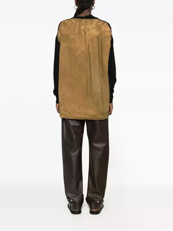 UMA WANG Contrasting-panel Sweater