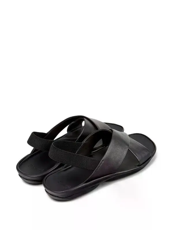 Camper Right Isla Crossover-strap Sandals - Black