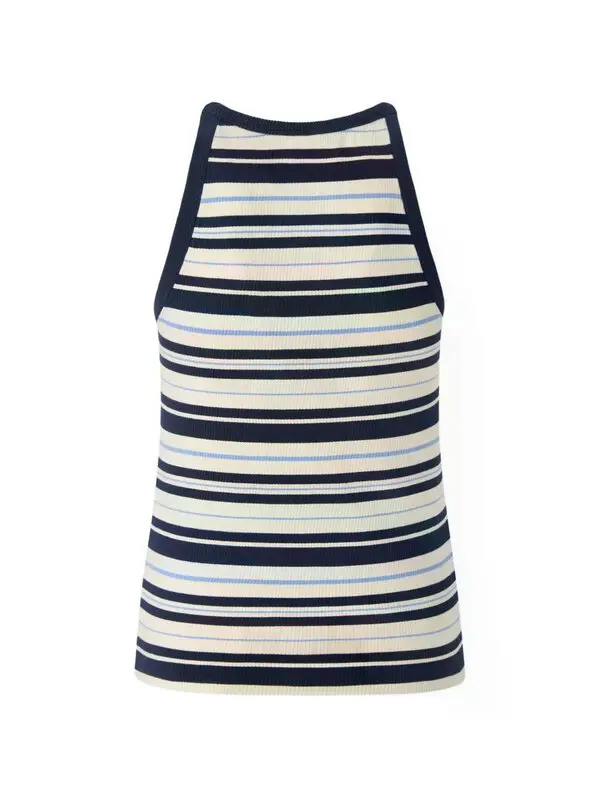 Pinko Striped Ribbed Tank Top