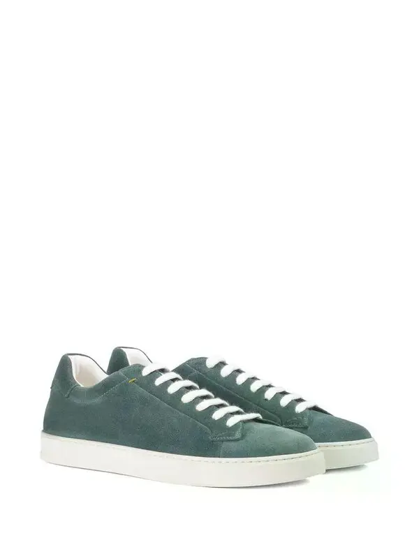 DOUCAL'S Suede Lace-up Sneakers - Blue