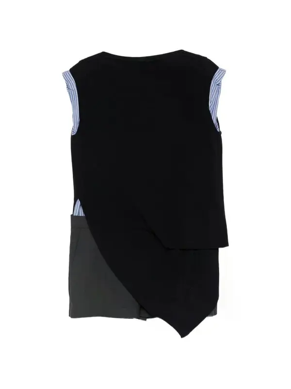 Sacai Asymmetric Mini Dress