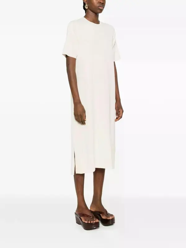 Eric Bompard Crew-neck Midi Dress