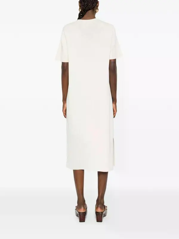 Eric Bompard Crew-neck Midi Dress