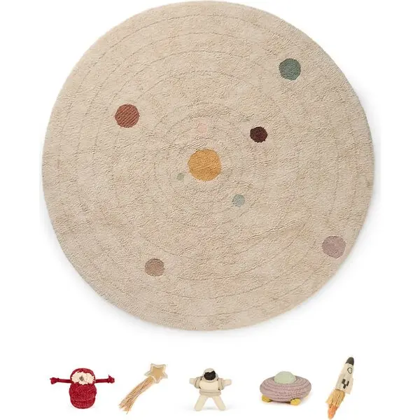 LORENA CANALS Washable Play Rug Solar System - Multicolor