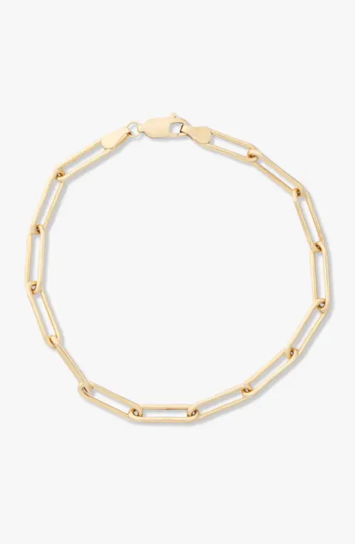 CUFFED BY NANO Chunky Paperclip 14k Filled Bracelet