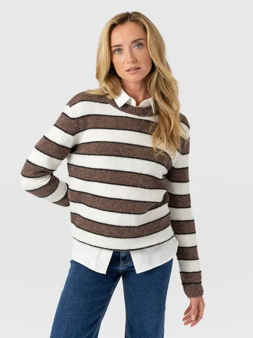 SAINT + SOFIA Azura Knit Sweater
