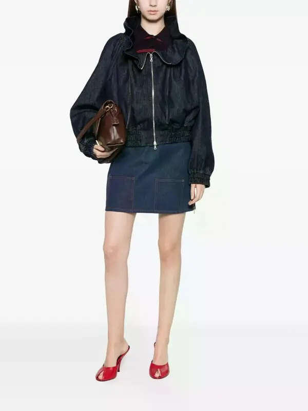 Fendi Mini Denim Skirt