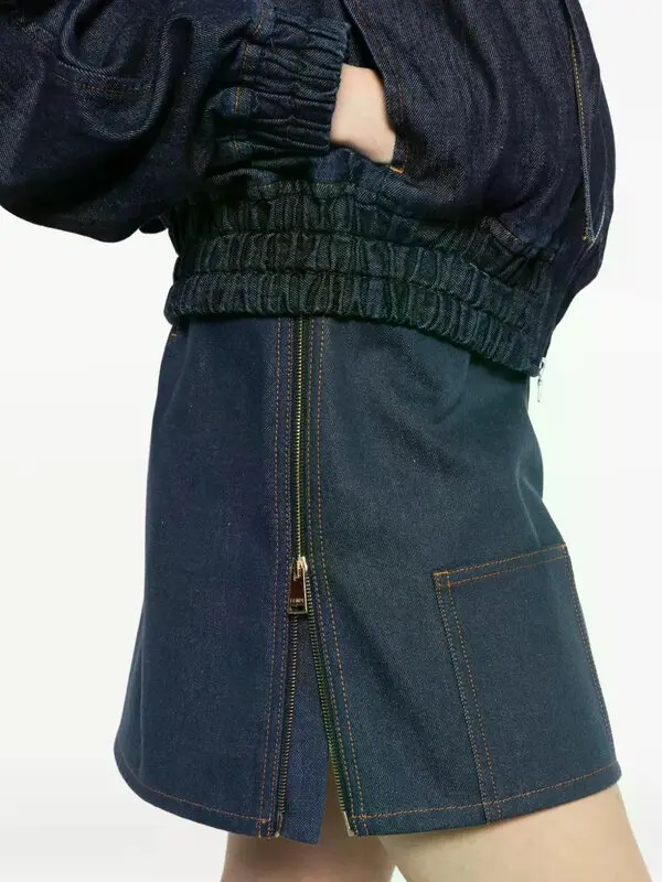 Fendi Mini Denim Skirt