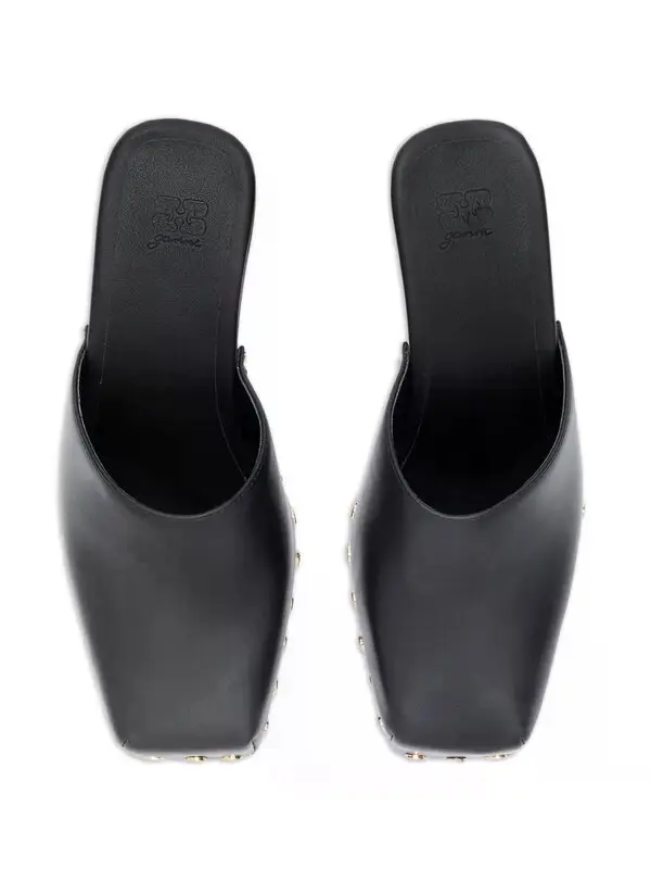 GANNI Studded Heeled Mules