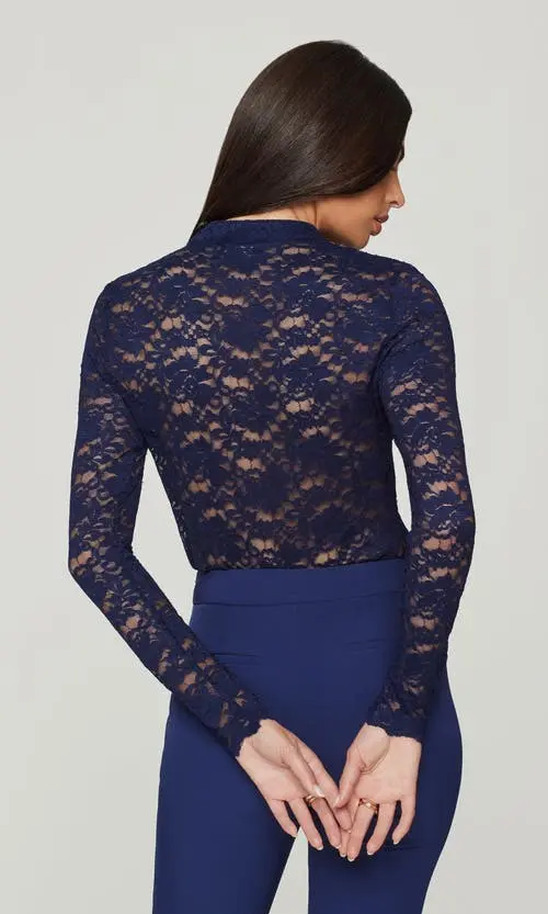 Generation Love Ilona Lace Top - Blue