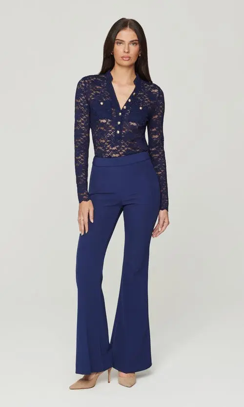 Generation Love Ilona Lace Top - Blue