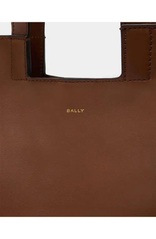 Bally Easy Tote Bag In Leather - Brown