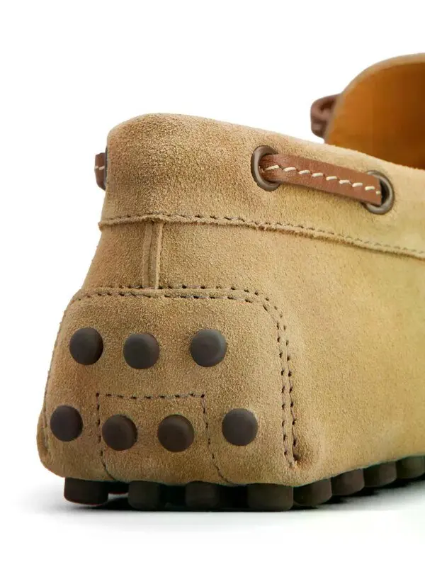 TOD'S Gommino Suede Loafers - Neutrals