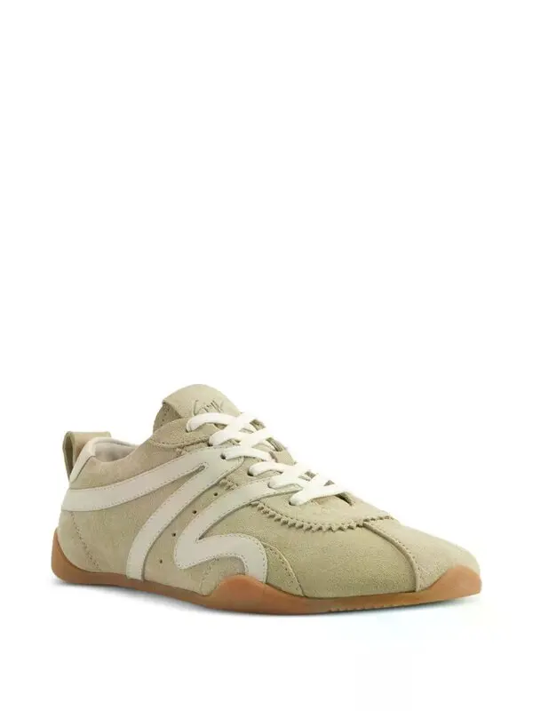 GIUSEPPE ZANOTTI Suede Lace-up Sneakers - Neutrals