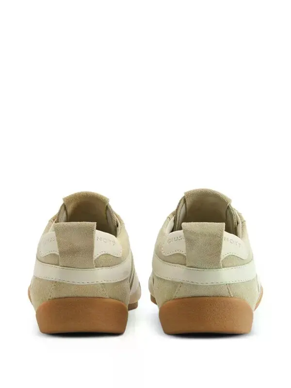 GIUSEPPE ZANOTTI Suede Lace-up Sneakers - Neutrals
