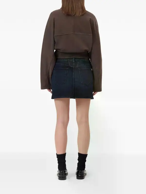 Closed Mini Skirt With Pockets
