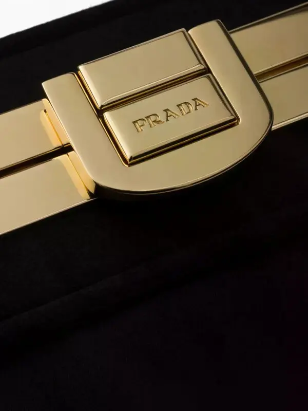 Prada Satin Mini-clutch With Shoulder Strap