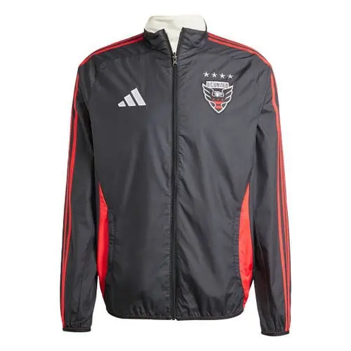 Adidas D.c. United 2025 Anthem Reversible Full-zip Jacket