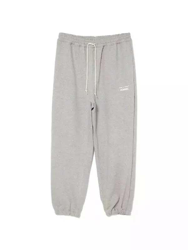 Comme Des Garçons Logo-print Trousers - Grey
