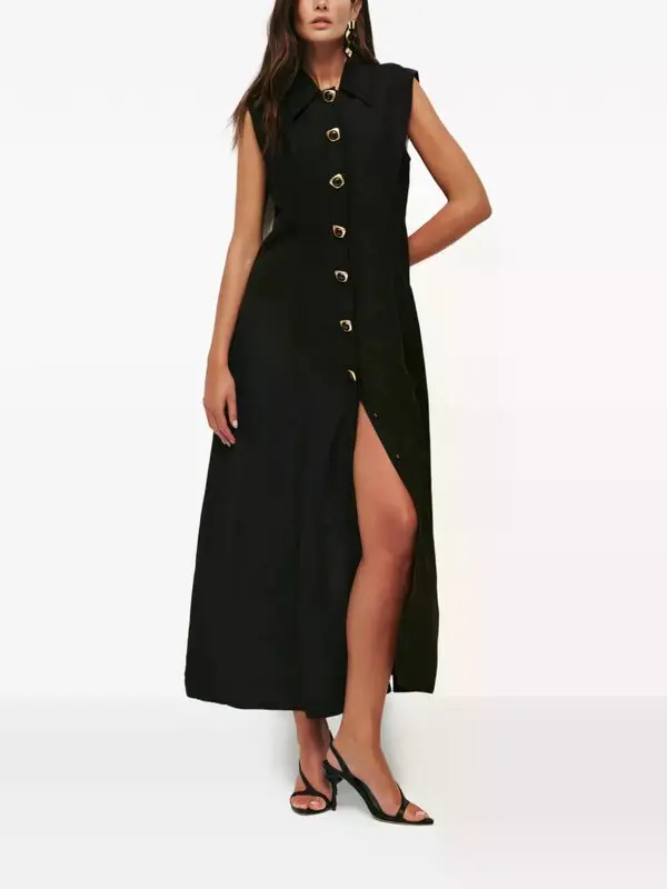 Aje Sasha Button-up Midi Dress
