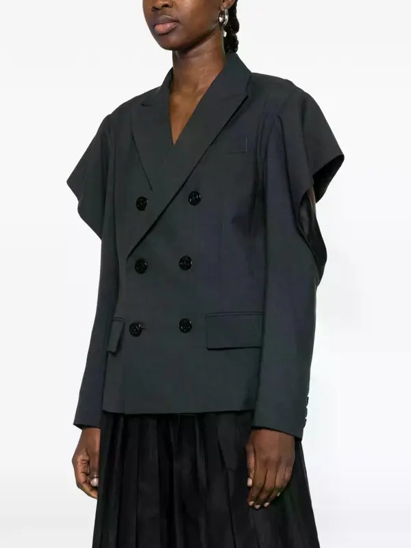 Sacai Double-breasted Blazer