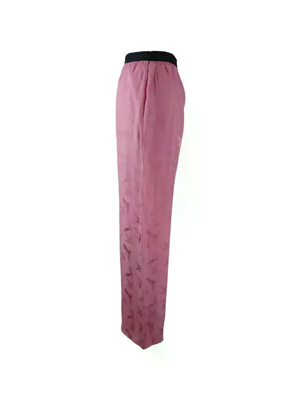 Maje Patterned Jacquard Palazzo Trousers