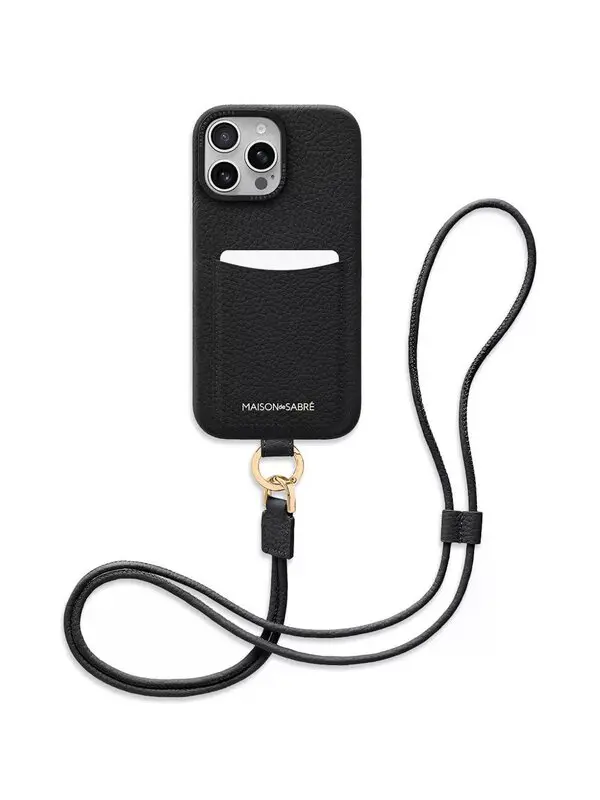 MAISON DE SABRE Sling Leather Iphone 16 Pro Max Phone Case