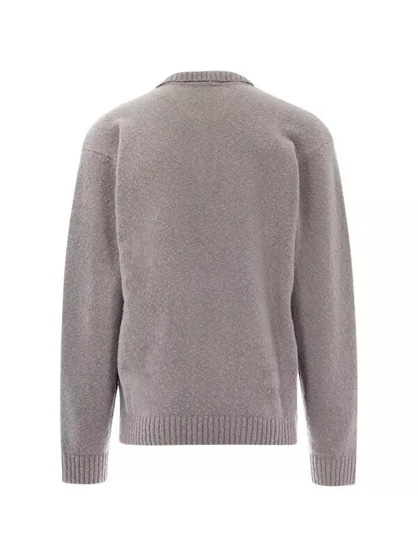 REPRESENT Polo-collar Sweater - Grey
