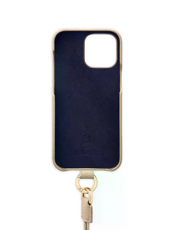 MAISON DE SABRE Sling Leather Iphone 16 Pro Max Phone Case - Neutrals