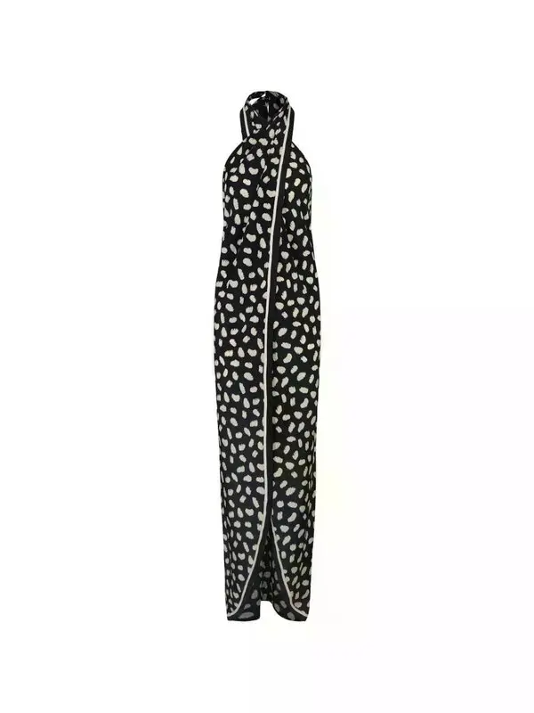 Johanna Ortiz Silent Water Printed Top - Black
