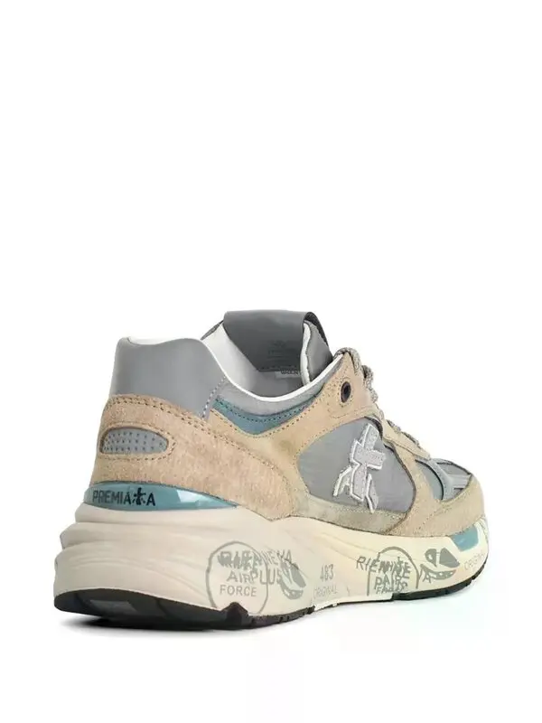 Premiata Mase 6627 Suede-details Sneakers - Neutrals
