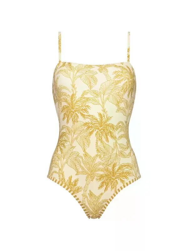ERES Tropical-print One-piece Swimsuit - Neutrals