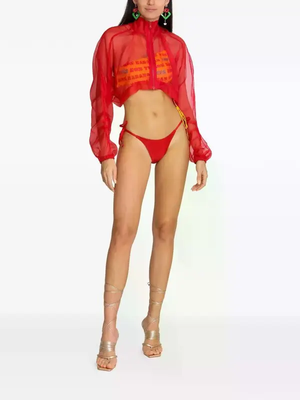 AMIR SLAMA Zip-up Silk Jacket