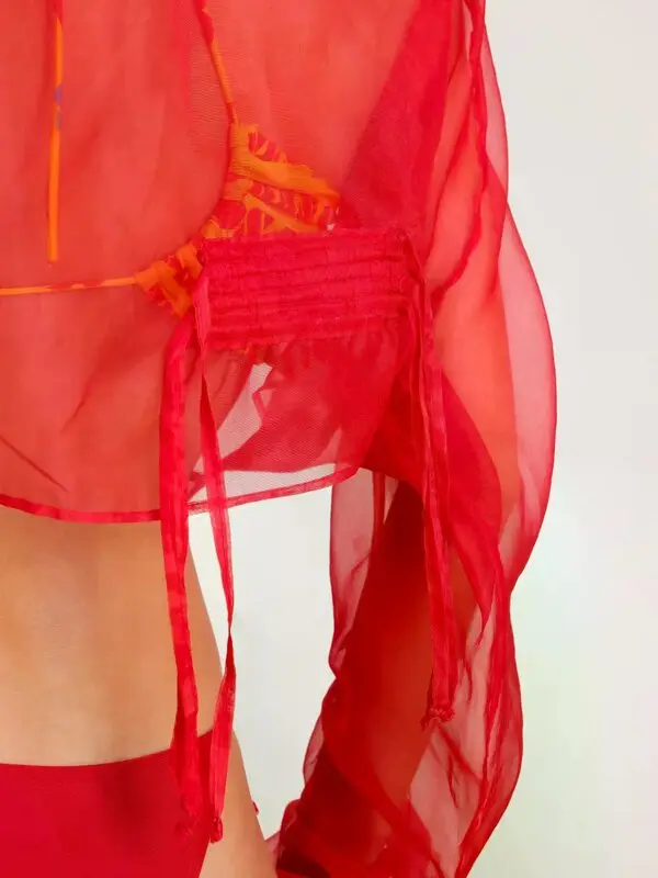 AMIR SLAMA Zip-up Silk Jacket