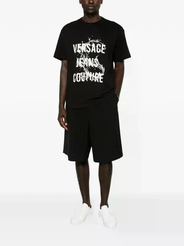 Versace Graphic-lettering T-shirt