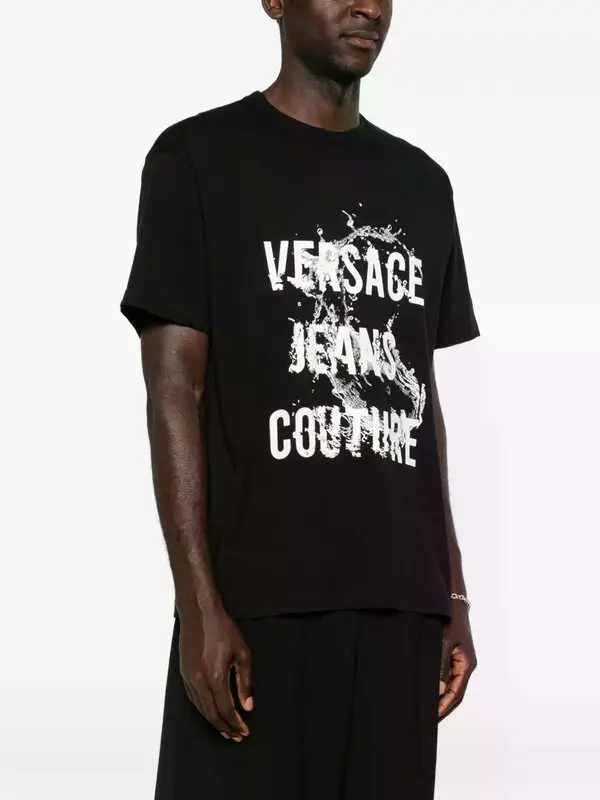 Versace Graphic-lettering T-shirt