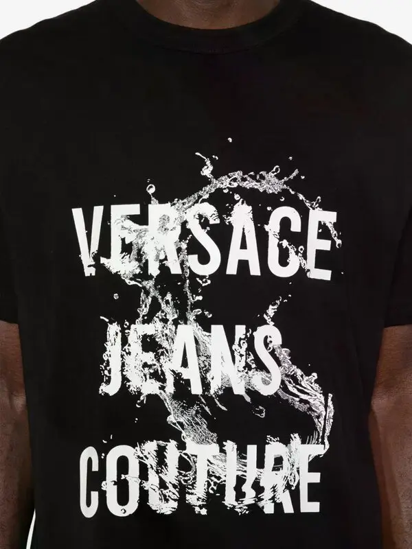 Versace Graphic-lettering T-shirt